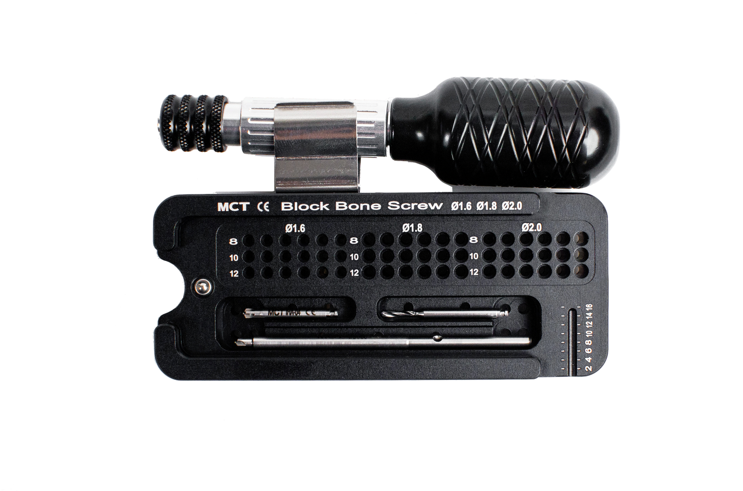 GBR Bone Screw Block Case and Screw Driver Dental Surgery Tool Kit