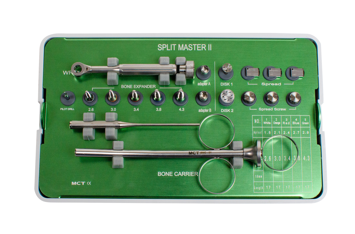 Ridge Split Dental Implant Surgical Tool Kit | Split Master II