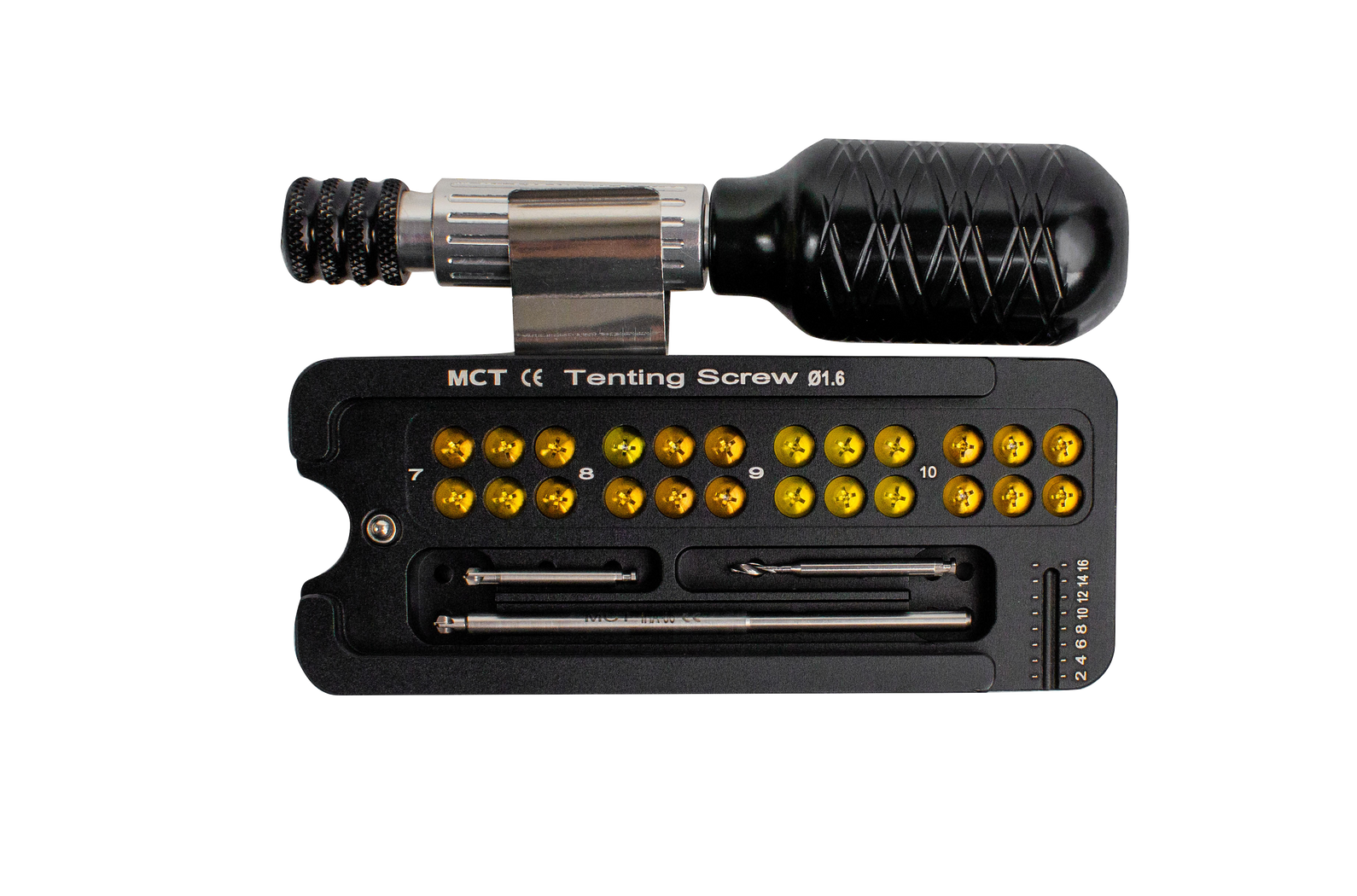 Tenting Titanium Screws and Driver GBR Dental Tool Kit