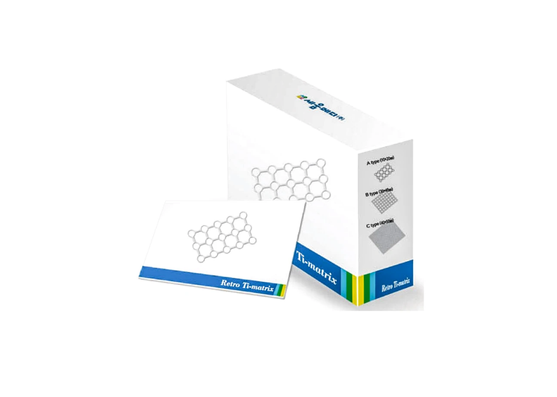 Retro Ti-matrix Titanium Mesh Membranes for GBR Dental Surgery