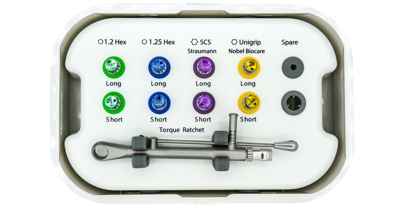 Universal Implant Prosthetic Driver Kit with Torque Wrench | Osseo Shop