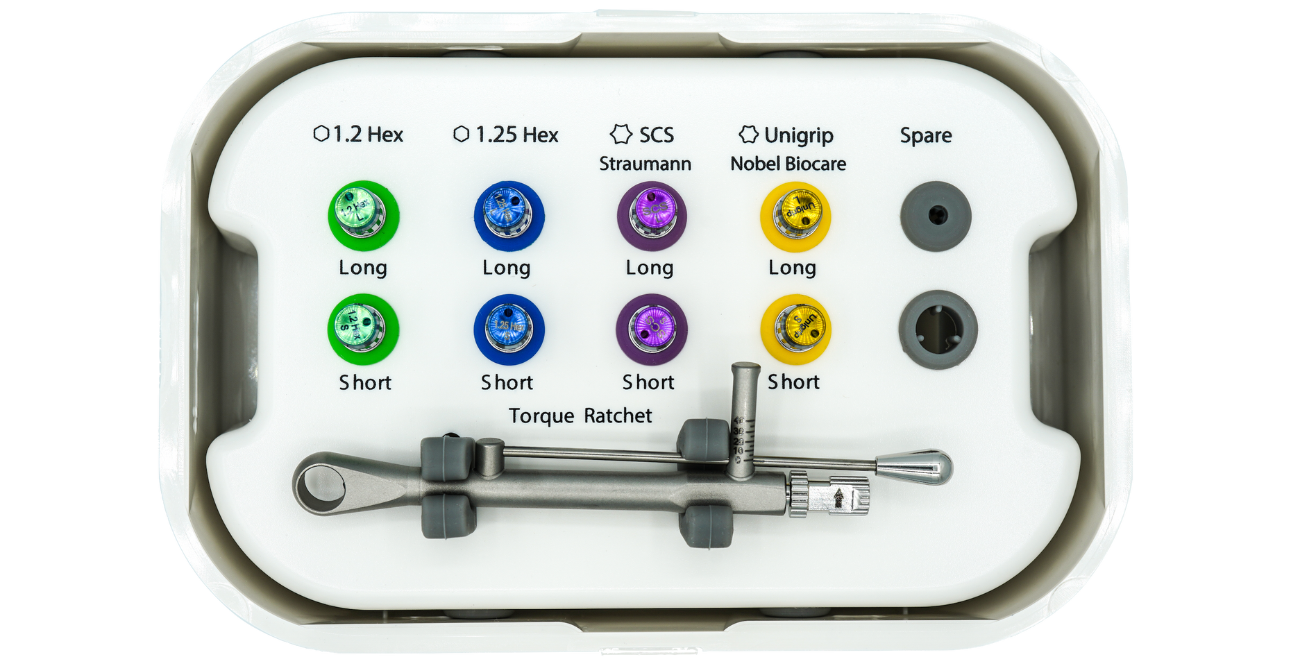 Universal Implant Prosthetic Driver Kit with Torque Wrench | Osseo Shop